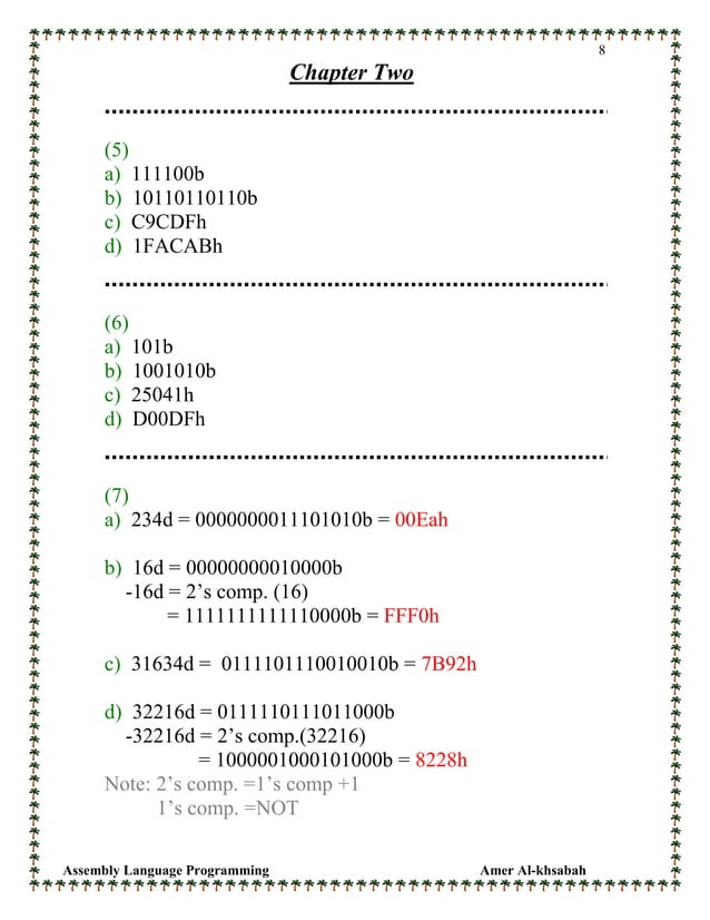 Assembly language solution | PDF