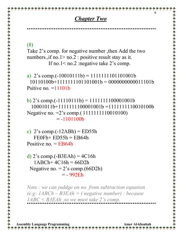 Assembly language solution | PDF