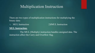 Assembly language | PPTX | Computing | Technology & Computing