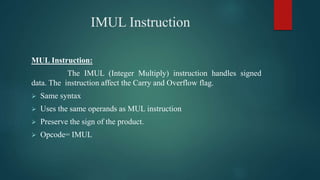 Assembly language | PPTX | Computing | Technology & Computing