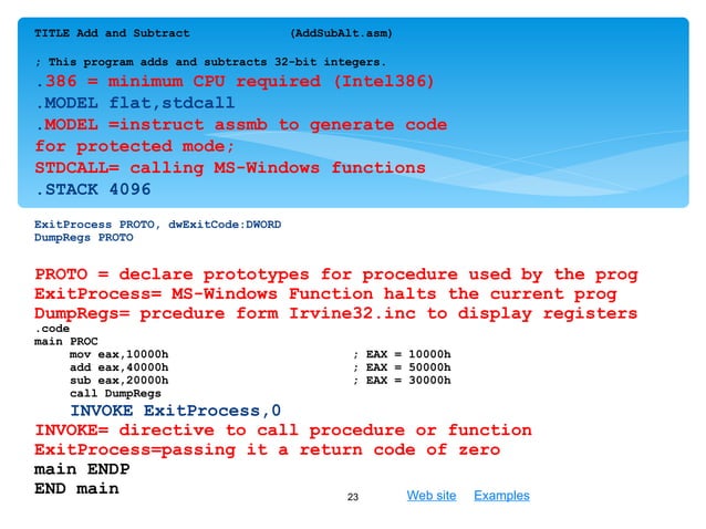 Assembly Language Fundamental- Computer Organisation | PPT