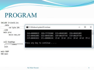 Assembly language instructions | PDF