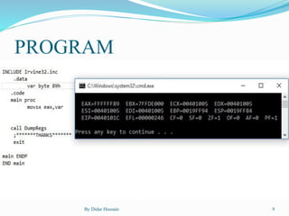 Assembly language instructions | PDF