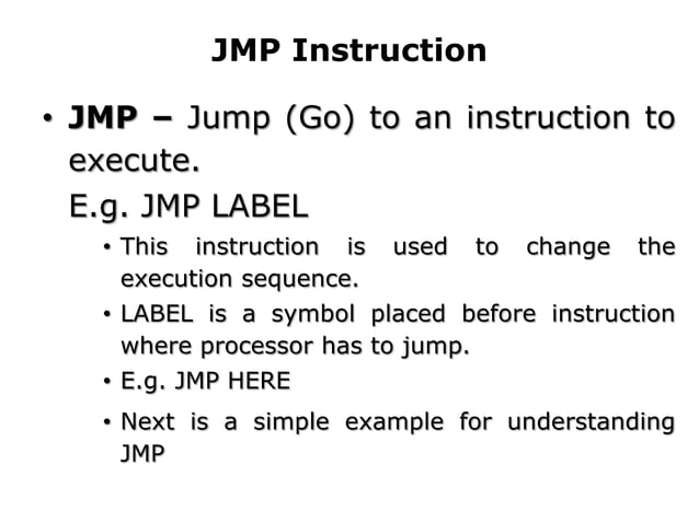 Assembly Language Instructions & Programming.pptx