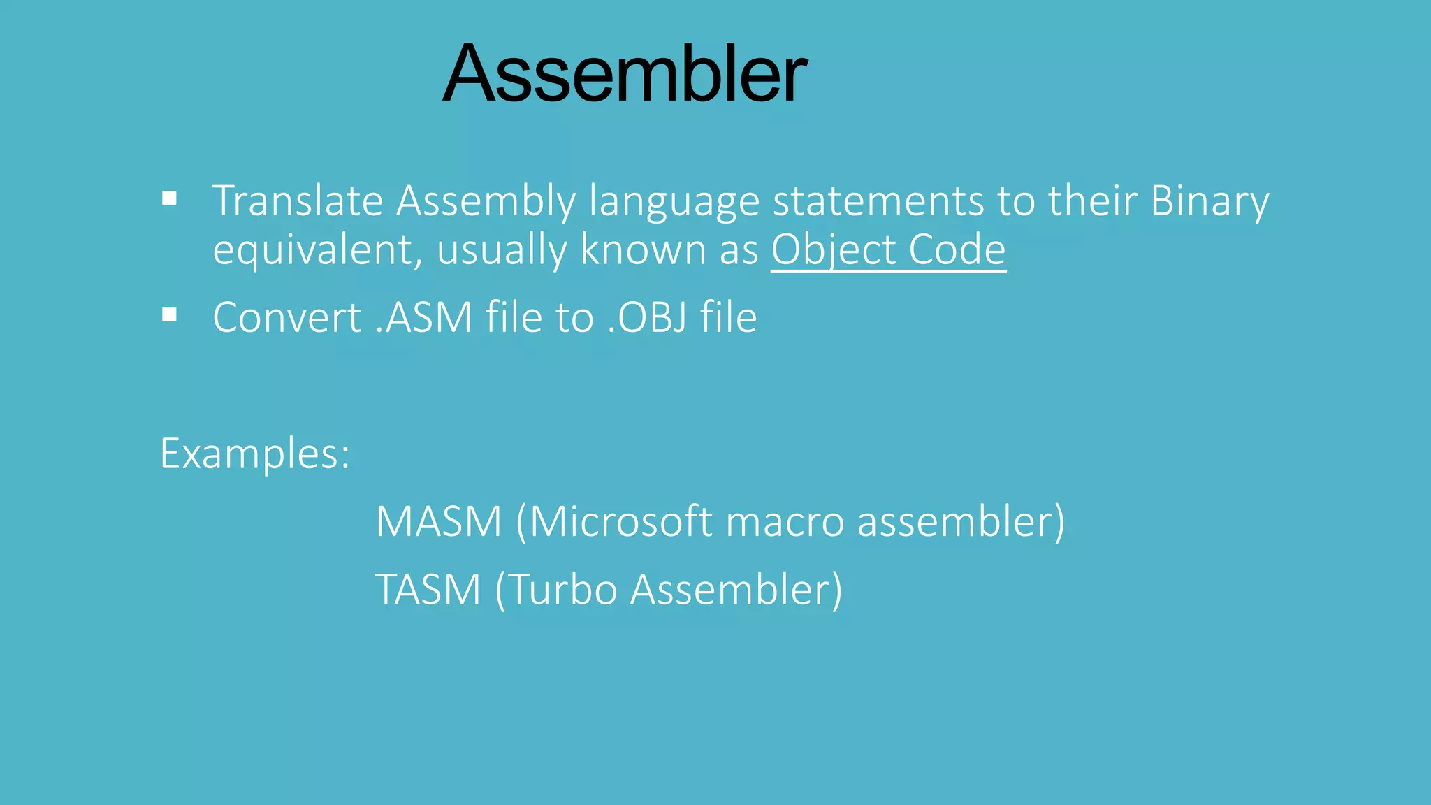 Assembly language programming | PPTX