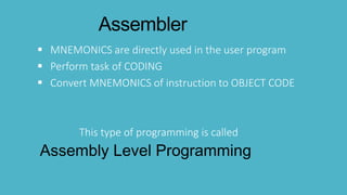 Assembly language programming | PPTX