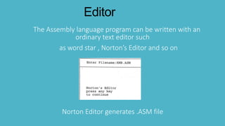 Assembly language programming | PPTX