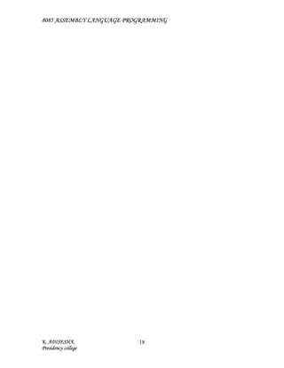 Assembly language programming | PDF