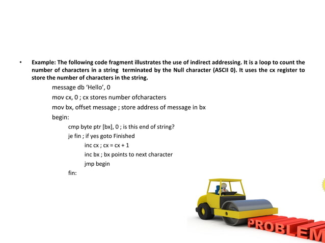 Assembly language programming_fundamentals 8086 | PPT | Programming Languages | Computing