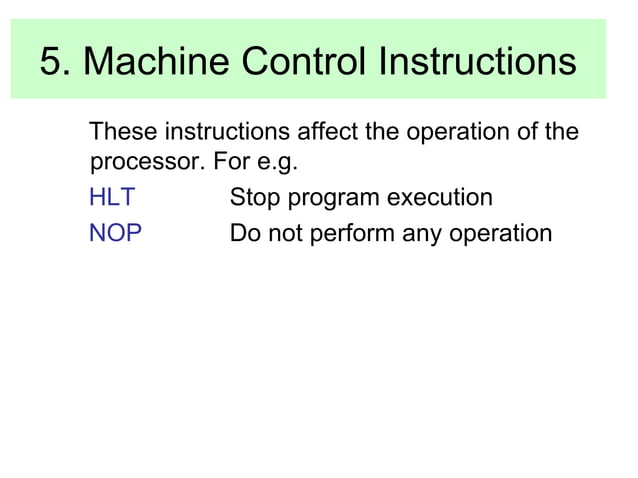 Assembly Language Programming Of 8085 Ppt