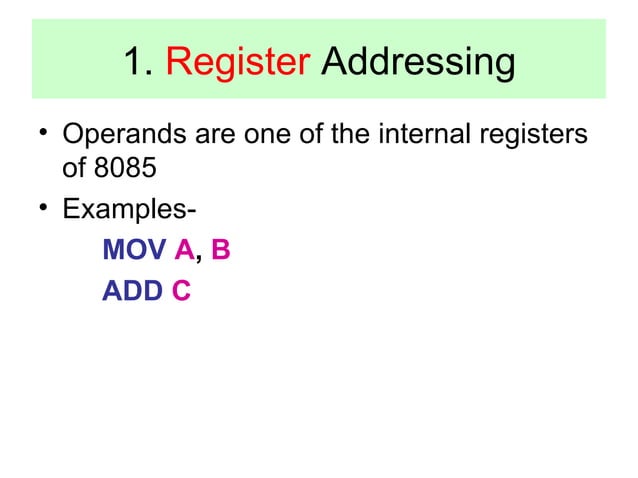 Assembly Language Programming Of 8085 | PPT | Programming Languages | Computing
