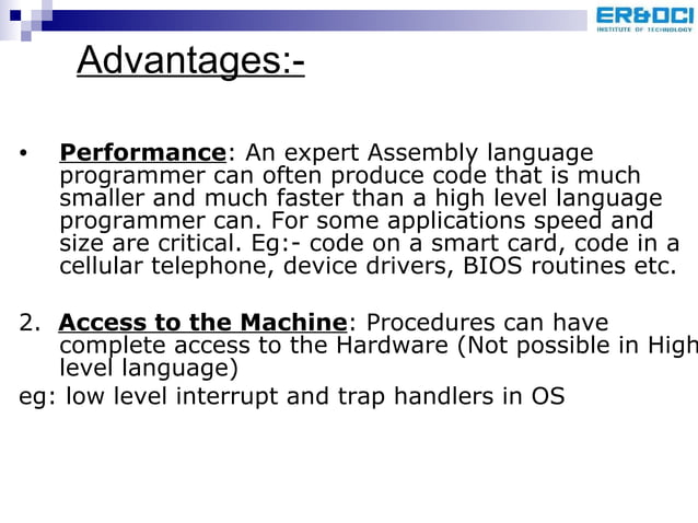 Assembly language programming(unit 4) | PPT