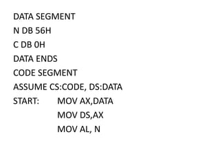 Assembly language programs | PPTX