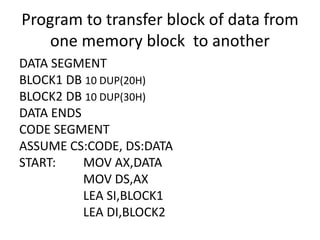 Assembly language programs | PPTX
