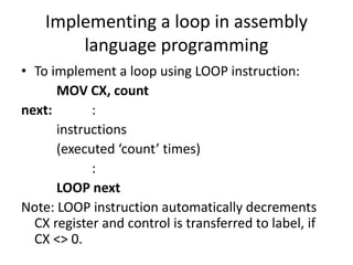 Assembly language programs | PPT