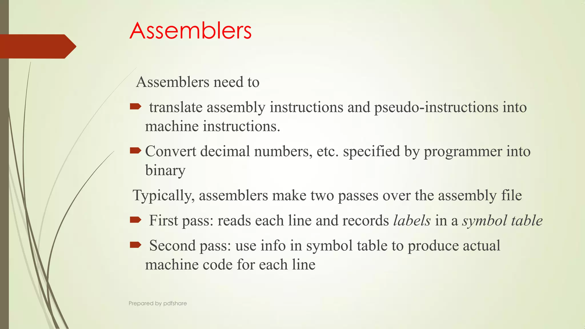 Assembly level language | PDF