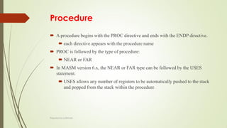 Assembly level language | PDF