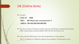 Assembly level language | PDF
