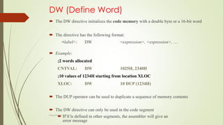 Assembly level language | PDF