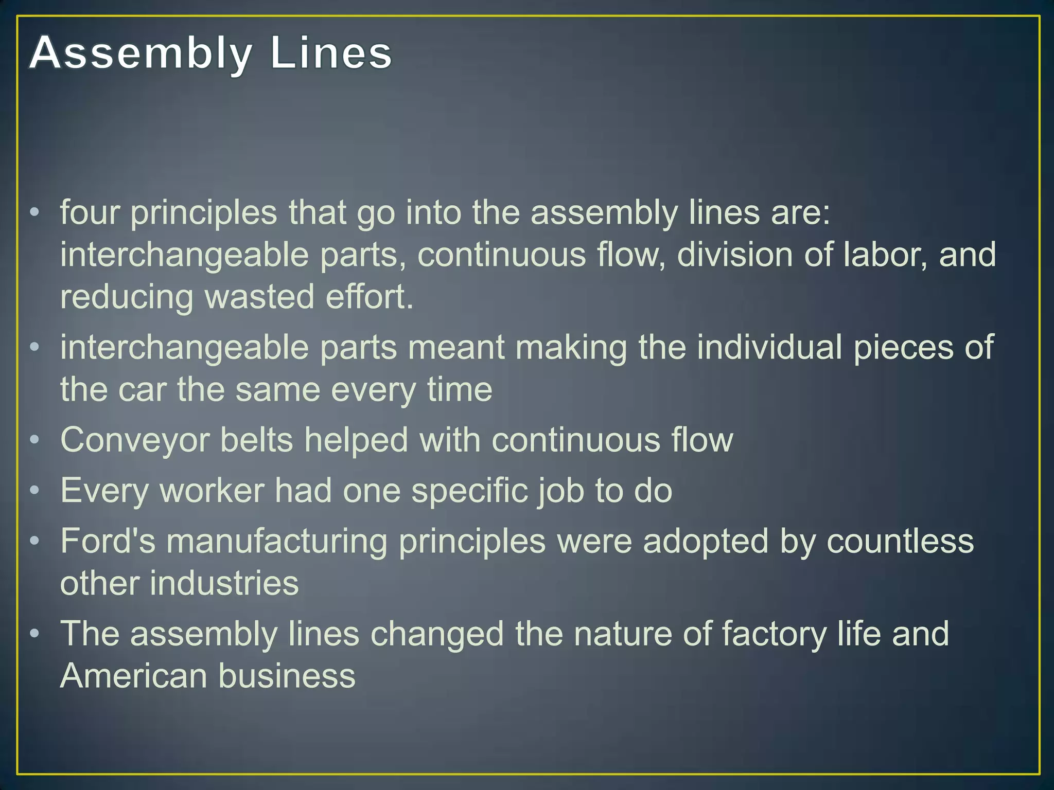 Assembly line | PPTX