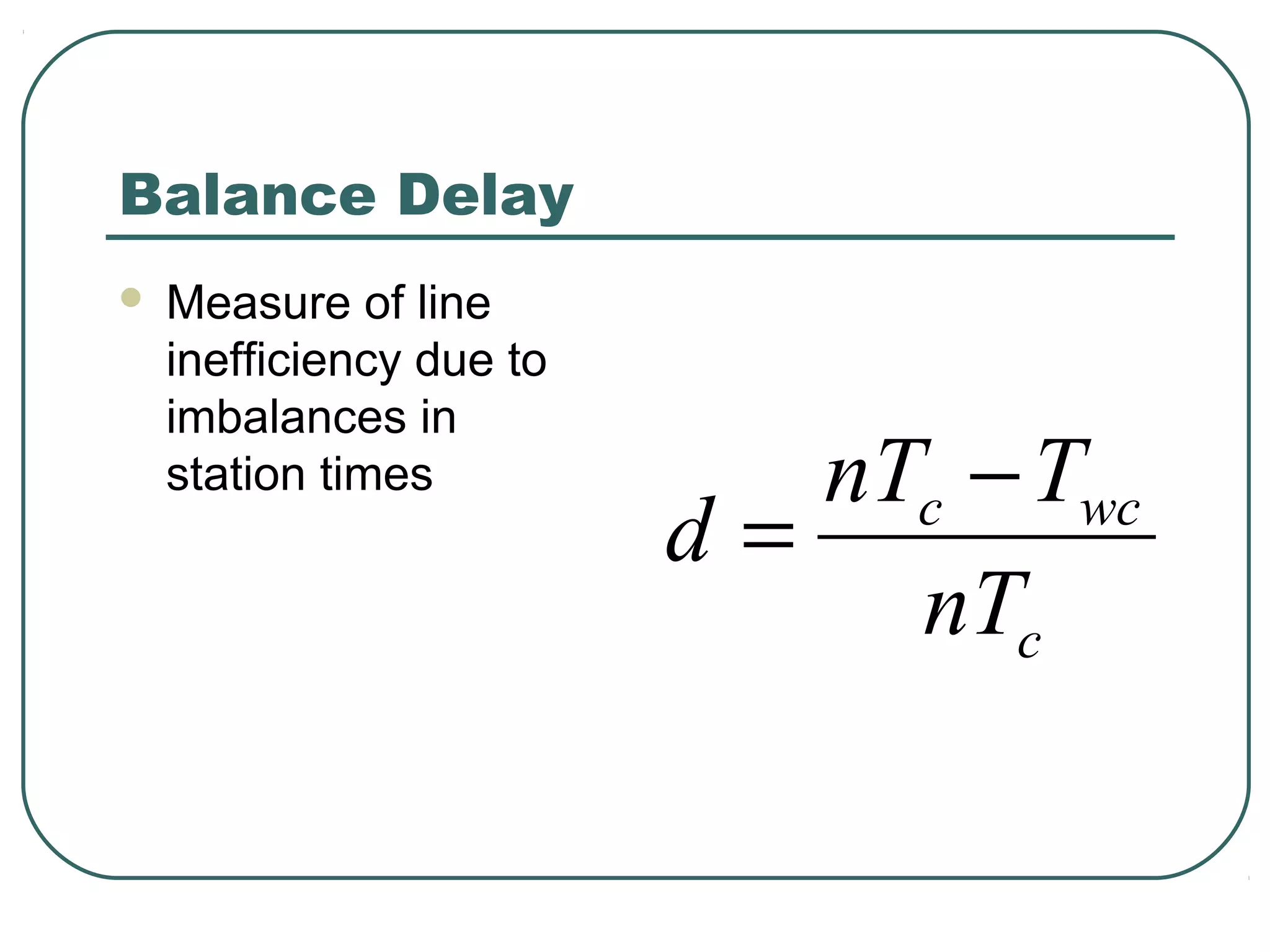 Assembly line balancing | PPT