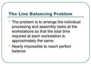 Assembly line balancing | PPT