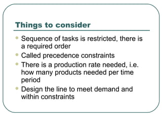 Assembly line balancing | PPT