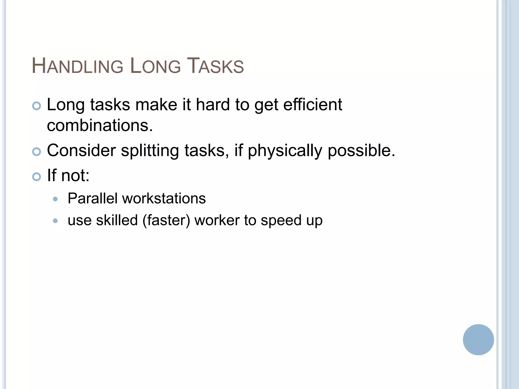 Assembly line balancing | PPTX