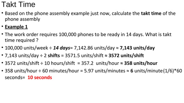 Assembly Line Balancing | PPT