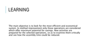 Assembly line balancing | PPTX