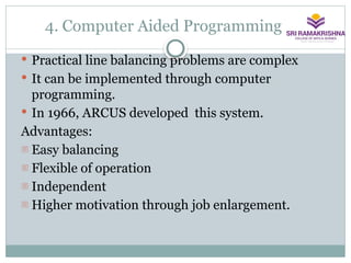 Assembly line balancing.pptx - Equal Work Distribution | PPTX