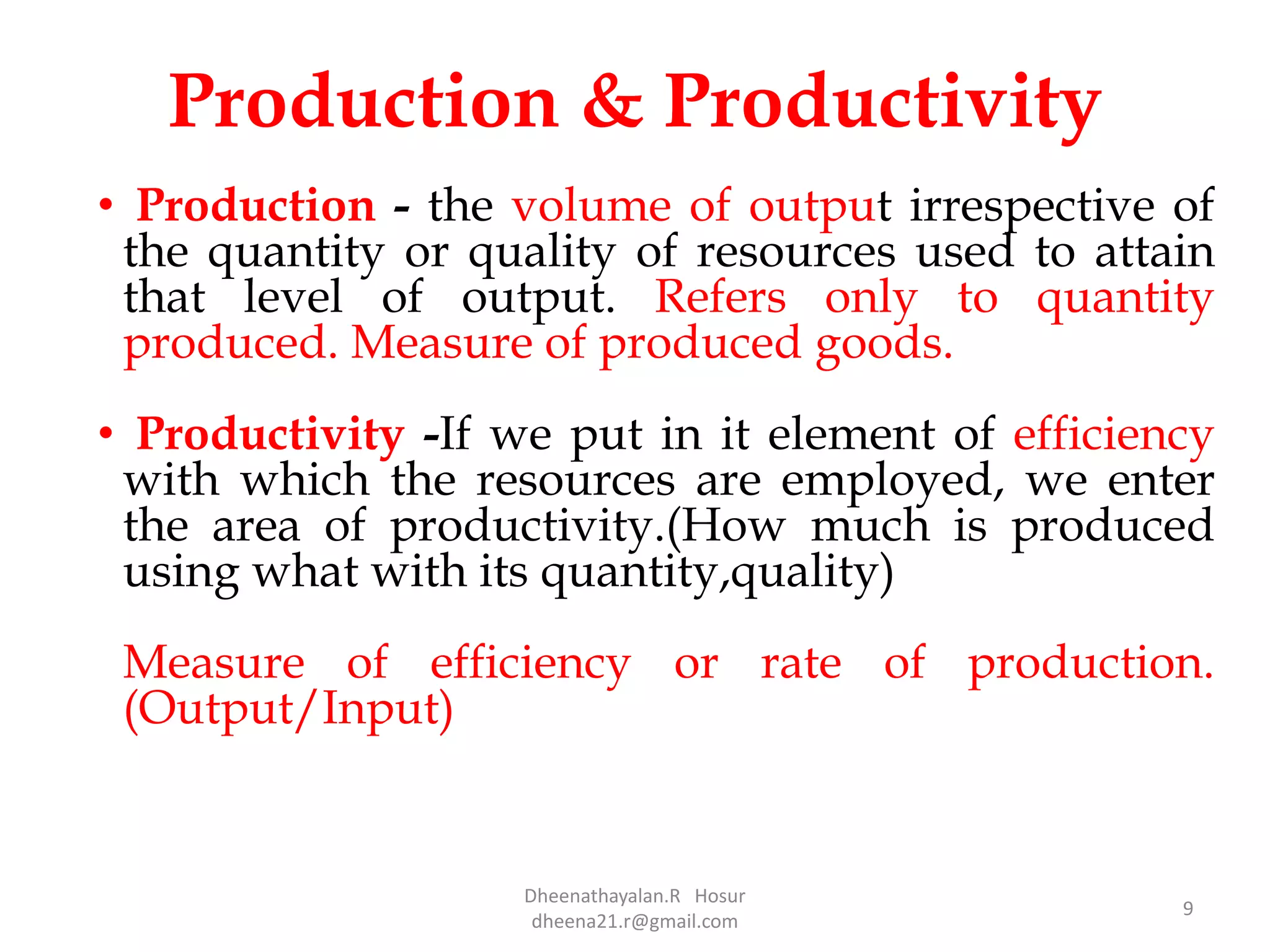 Assembly Line Production Introduction | PPTX