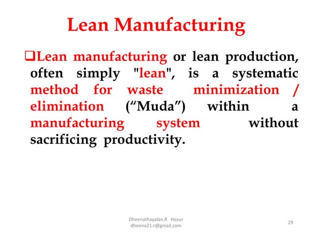 Assembly Line Production Introduction | PPTX