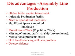 Assembly Line Production Introduction | PPTX