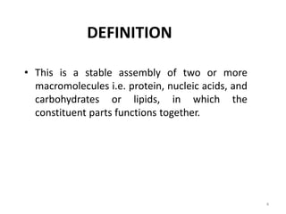 Assembly of macromolecular complexes | PPTX