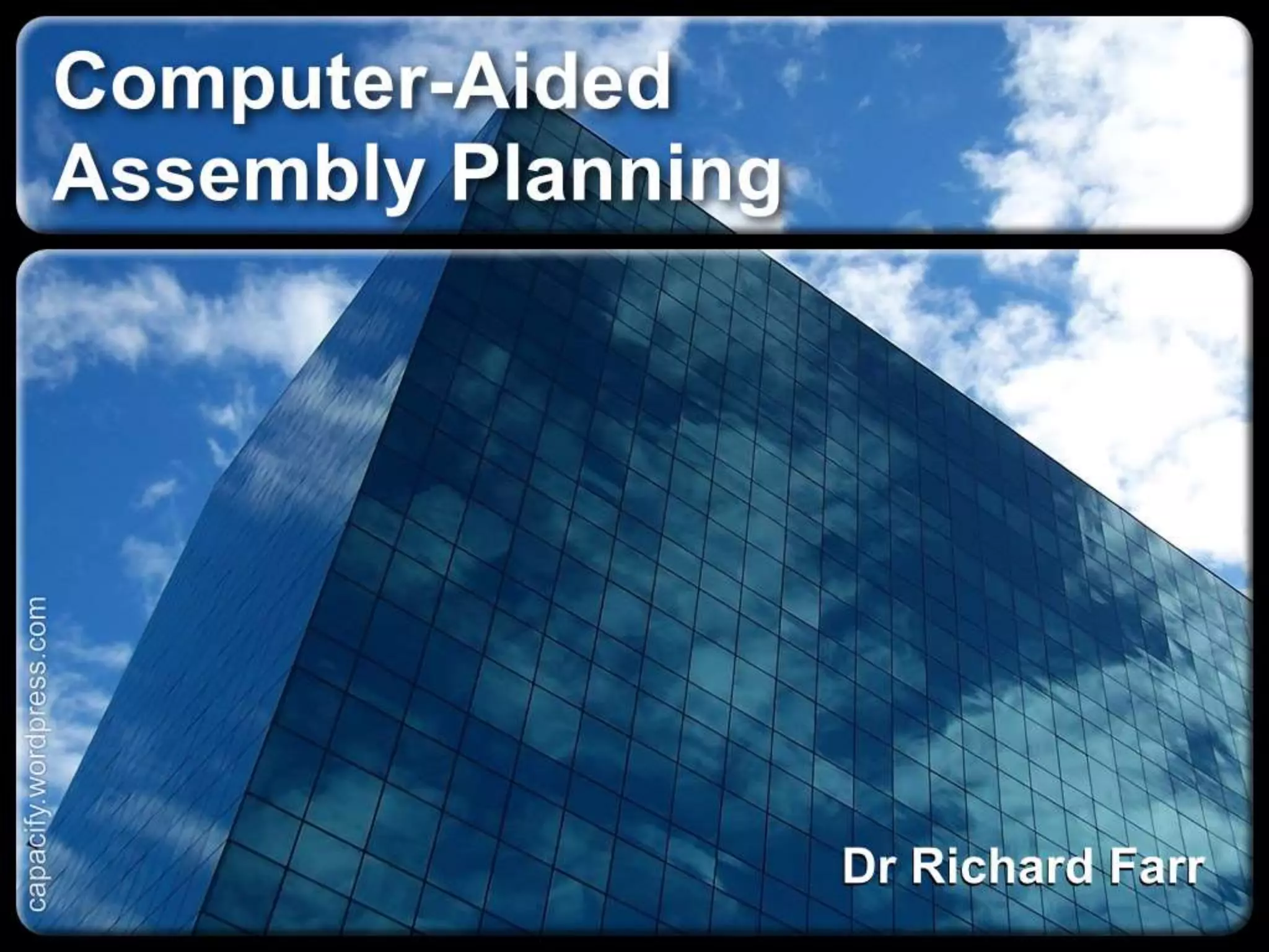 Computer-Aided Assembly Planning | PPTX | Technology & Computing