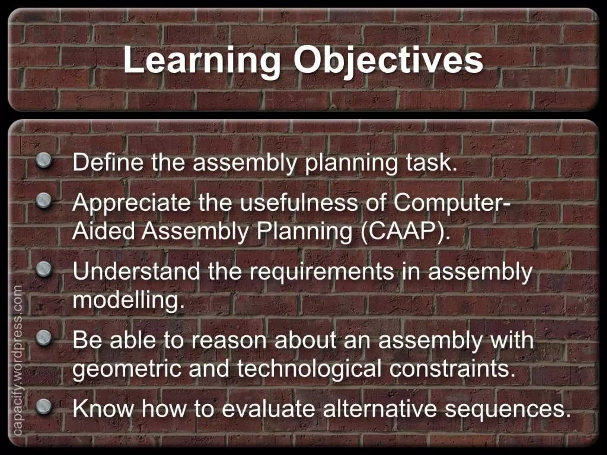 Computer-Aided Assembly Planning | PPTX | Technology & Computing