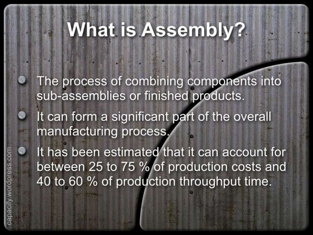 Computer-Aided Assembly Planning | PPTX | Technology & Computing