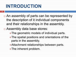 Assembly representation scheme | PPT