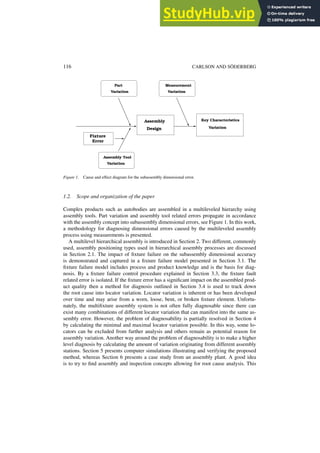 Assembly Root Cause Analysis A Way To Reduce Dimensional Variation In ...