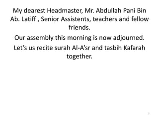 Assembly script | PPT