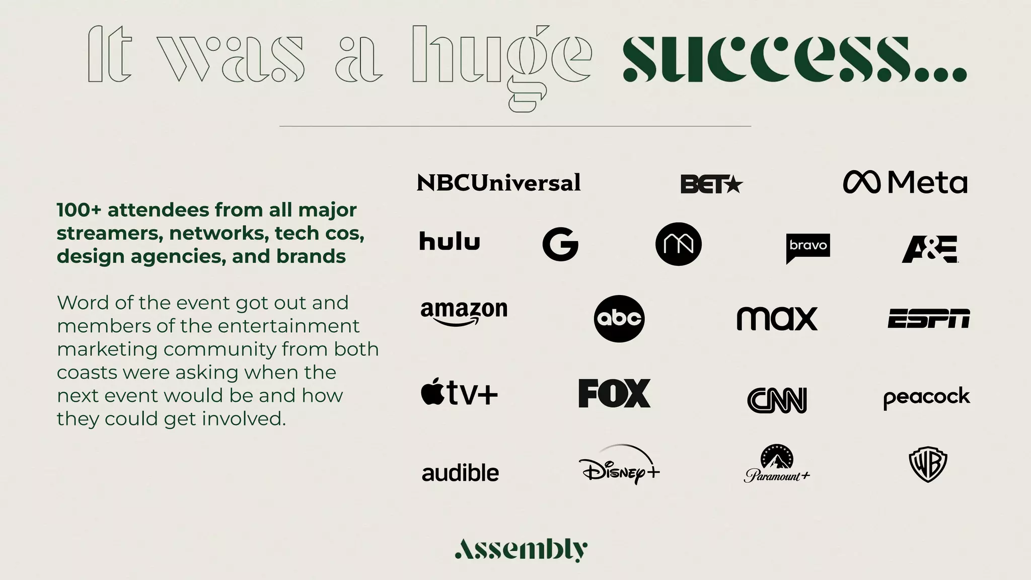 ASSEMBLY @SXSW | PPT