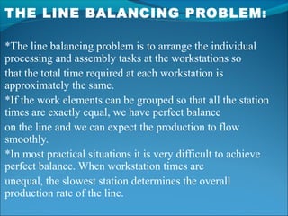 Assembly systems & line balance | PPT