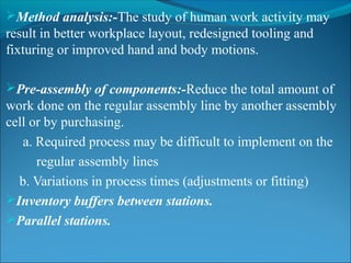 Assembly systems & line balance | PPT
