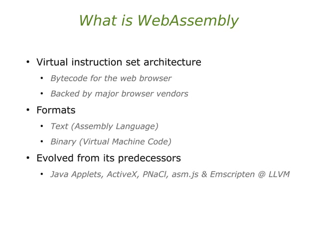 Assembly thy Web | PPT