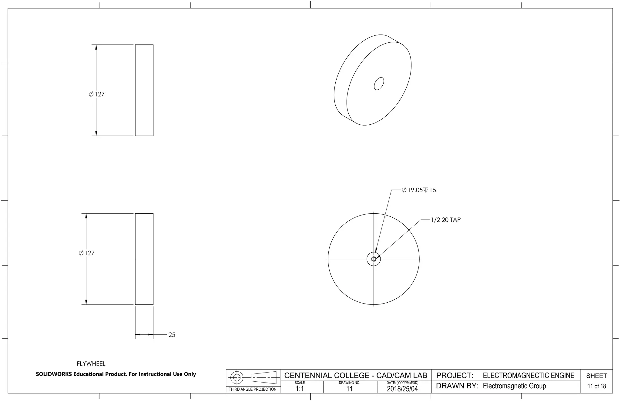 Electro-magnetic Engine Assembly in Solidworks | PDF | Physics | Science