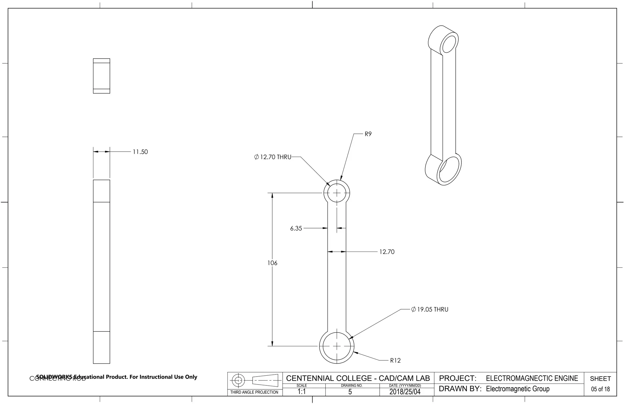 Electro-magnetic Engine Assembly in Solidworks | PDF | Physics | Science