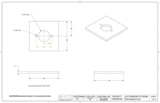 Electro-magnetic Engine Assembly in Solidworks | PDF | Physics | Science