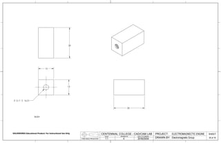 Electro-magnetic Engine Assembly in Solidworks | PDF | Physics | Science
