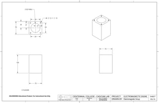 Electro-magnetic Engine Assembly in Solidworks | PDF | Physics | Science